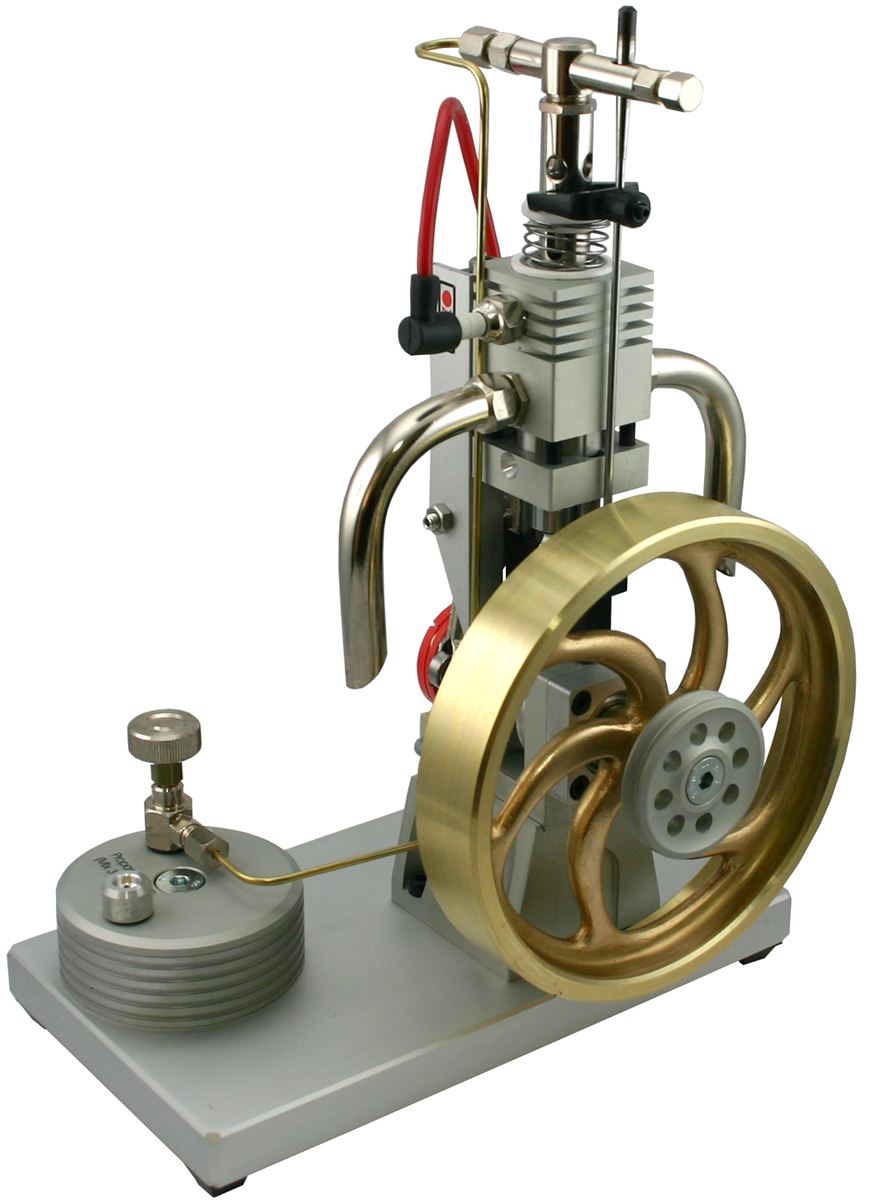 Single Cylinder Gas Engine - From Gyroscope.com Single Cylinder Gas Engine - From Gyroscope.com