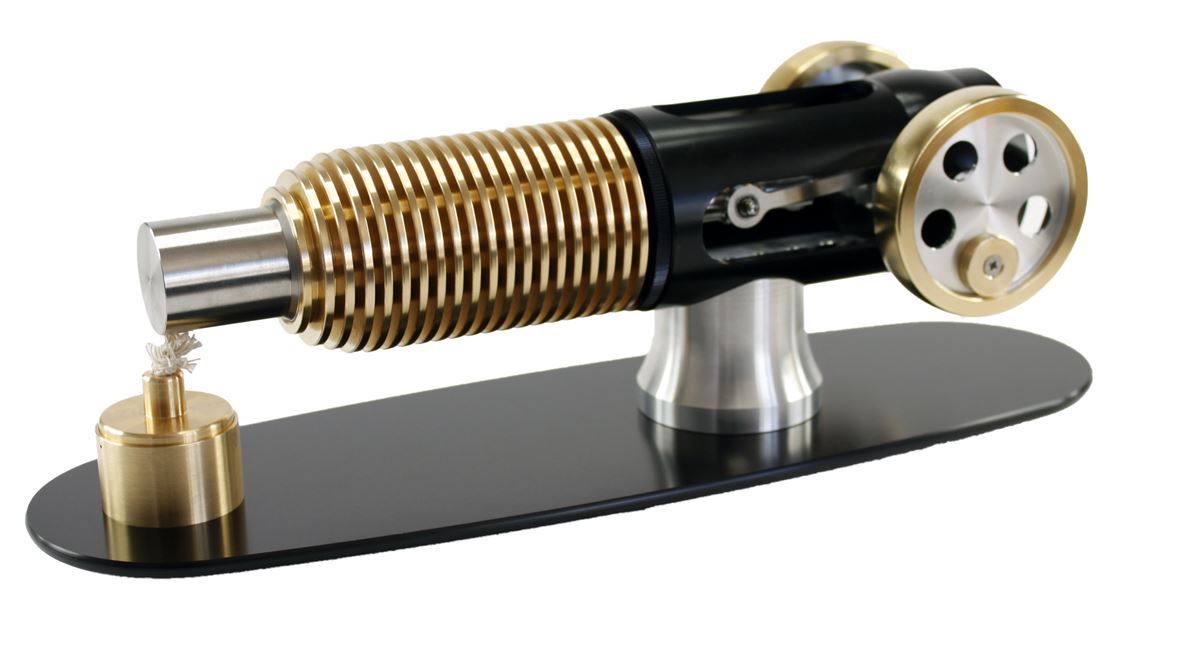 KS18 Beta-type Stirling engine (ASSEMBLED) - From Gyroscope.com