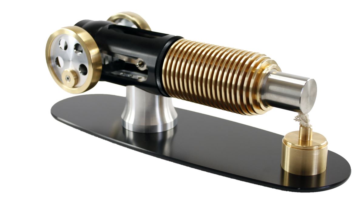 KS18 Beta-type Stirling engine (ASSEMBLED) - From Gyroscope.com