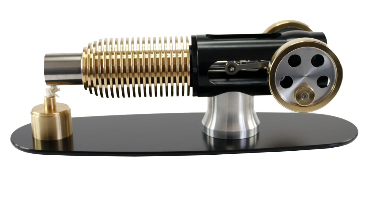 KS18 Beta-type Stirling engine (ASSEMBLED) - From Gyroscope.com