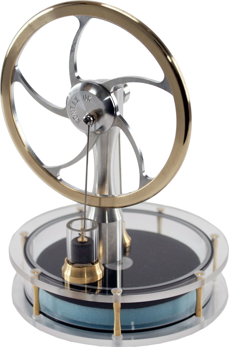Precision Stirling Engine (SOLAR ASSEMBLED) - From Gyroscope.com