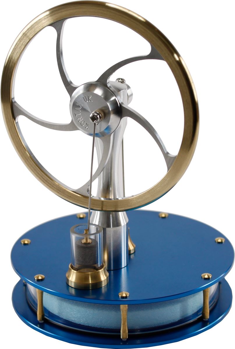 Precision Stirling Engine (BLUE KIT) - From Gyroscope.com